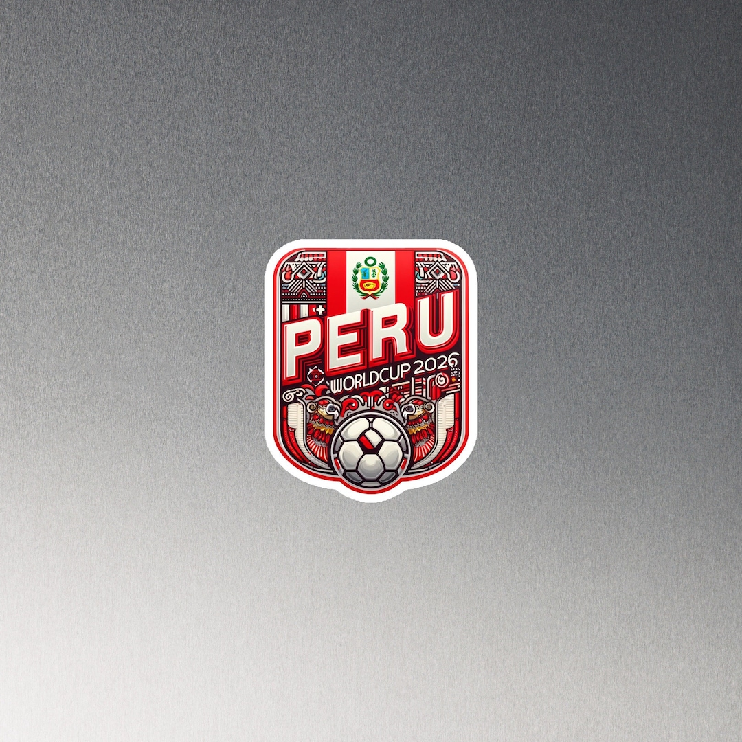 Peru Soccer Team Badge Magnet World Cup 2026 Peru Football Fan Souvenir ...
