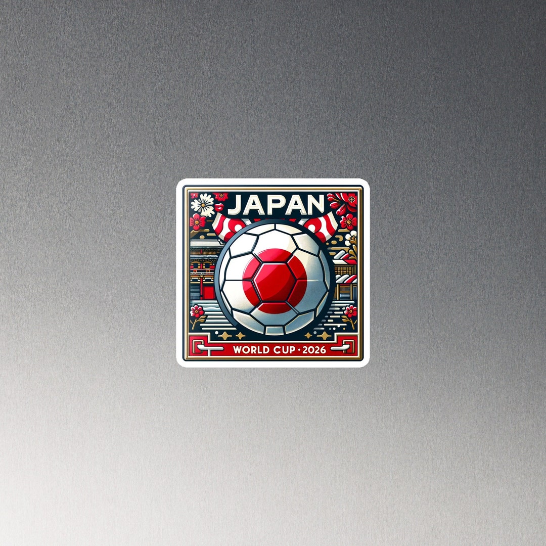 Japan Soccer Team Badge Magnet World Cup 2026 Japan Football Fan ...