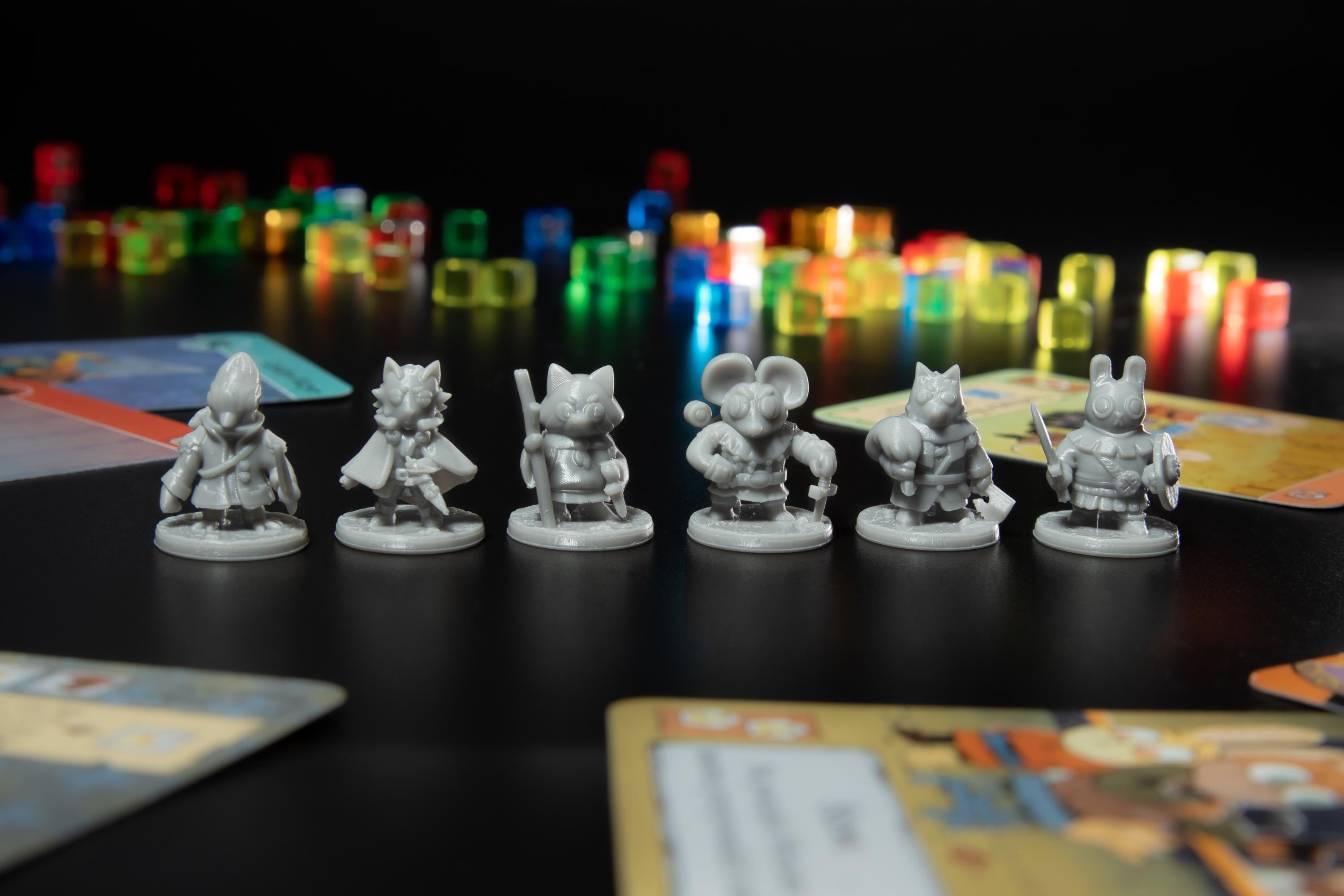 3d-printed Root Board Game Miniatures: Full Faction Set (58 Pieces) - Etsy
