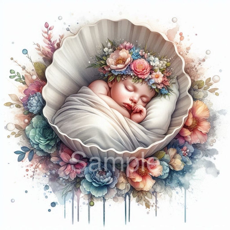 Shell Babies Hi Res Digital Download - Etsy