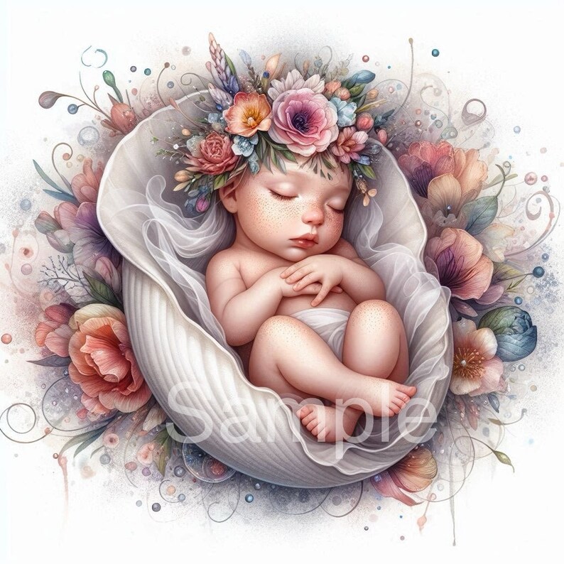 Shell Babies Hi Res Digital Download - Etsy