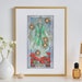Art Print Lady of August Priestess Shrine Maiden With Obon Floating ...