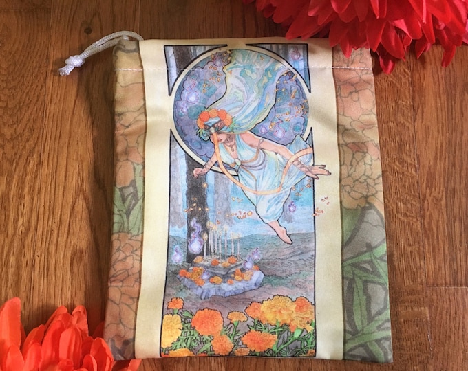 Art Print Lady of October Goddess With Will-o-the-wisps - Etsy