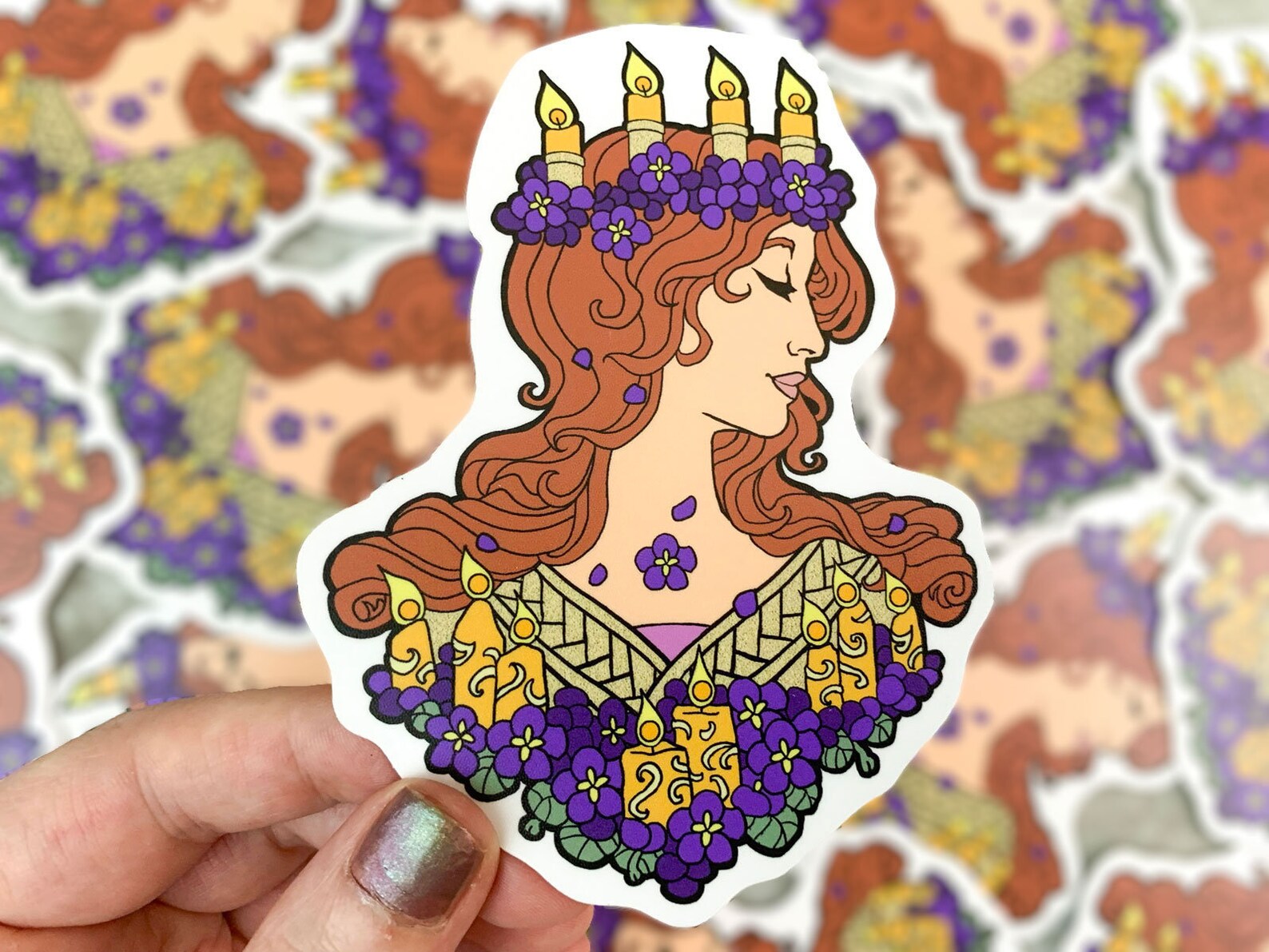 Set or Single Stickers Goddesses of Winter Removable Vinyl - Etsy