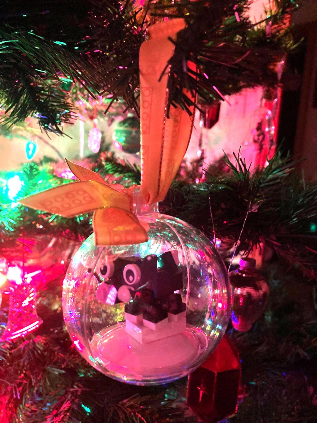 Lego Christmas Cat Bauble 850950 - Etsy