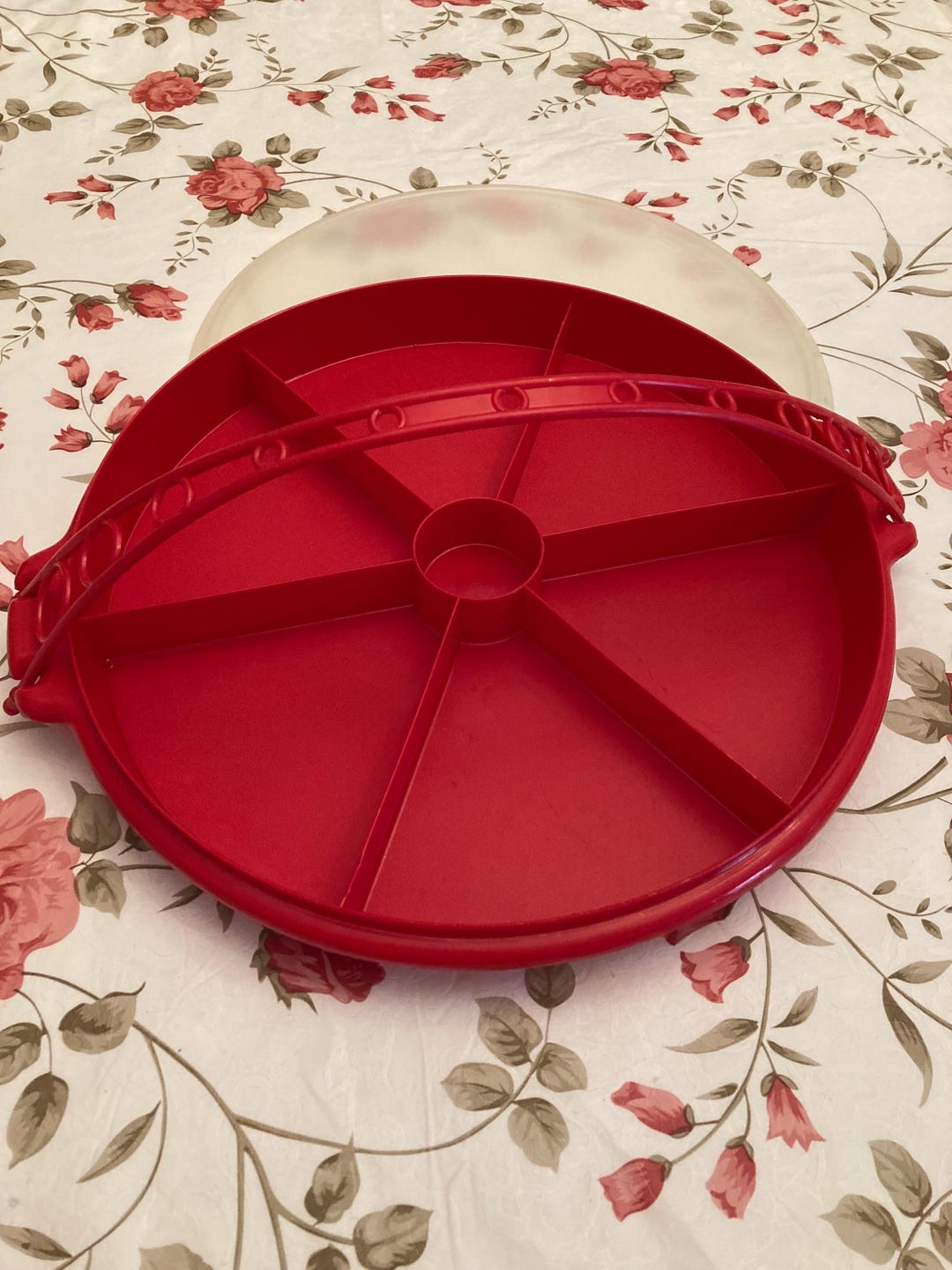 Vintage Tupperware 13in Party Platter - Etsy