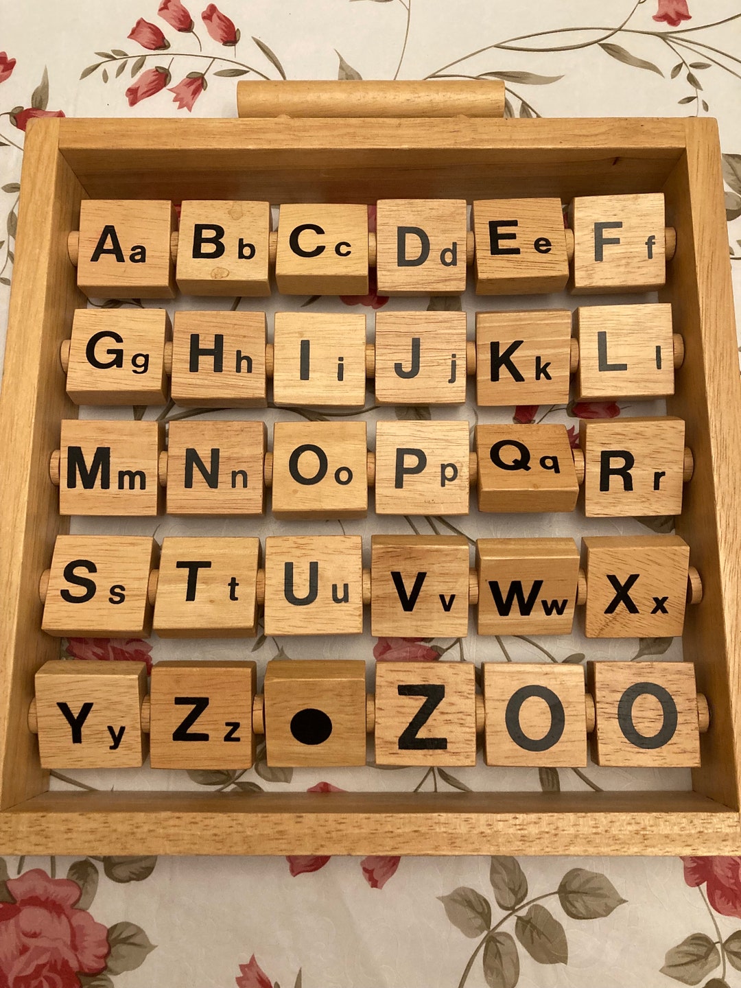 Vintage Spinning Alphabet With Animals Educational Toy - Etsy