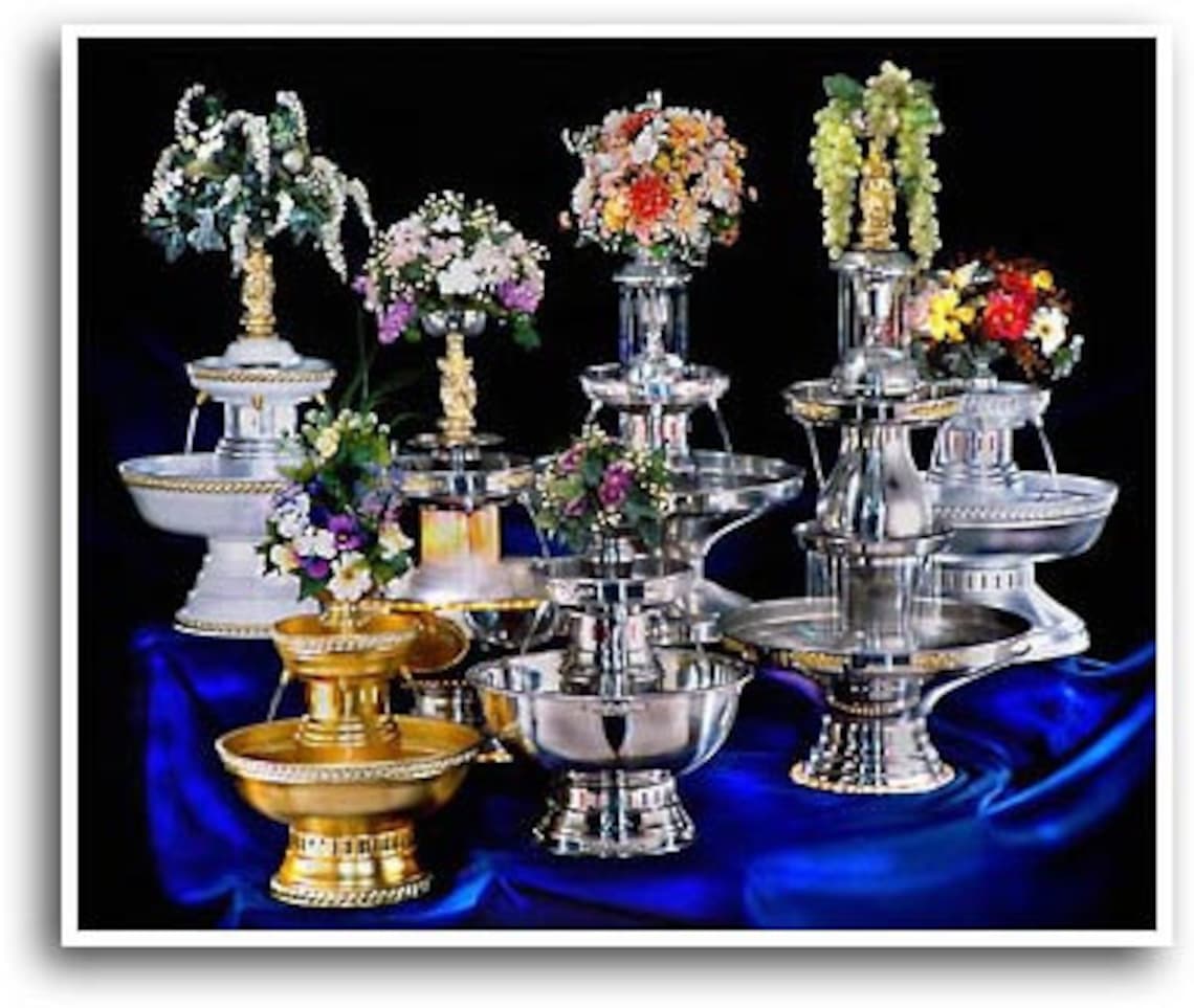 Beverage Gold Fountain Catering Bar Fountain Wedding Decor Party Decor ...