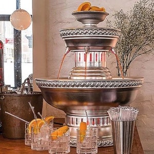 Beverage Fountain Catering Bar Fountain Wedding Decor Party Decor ...