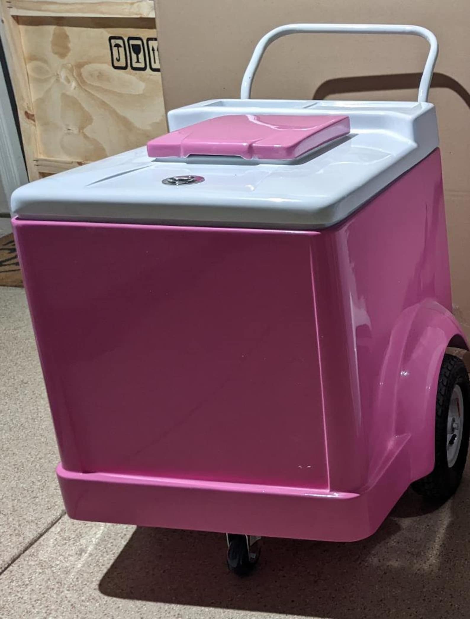 Ice Cream Cart Ice Cream Push Cart Mobile Cart Ice Cream Vendors ...
