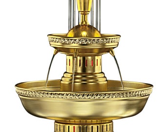 Beverage Gold Fountain Catering Bar Fountain Wedding Decor Party Decor ...
