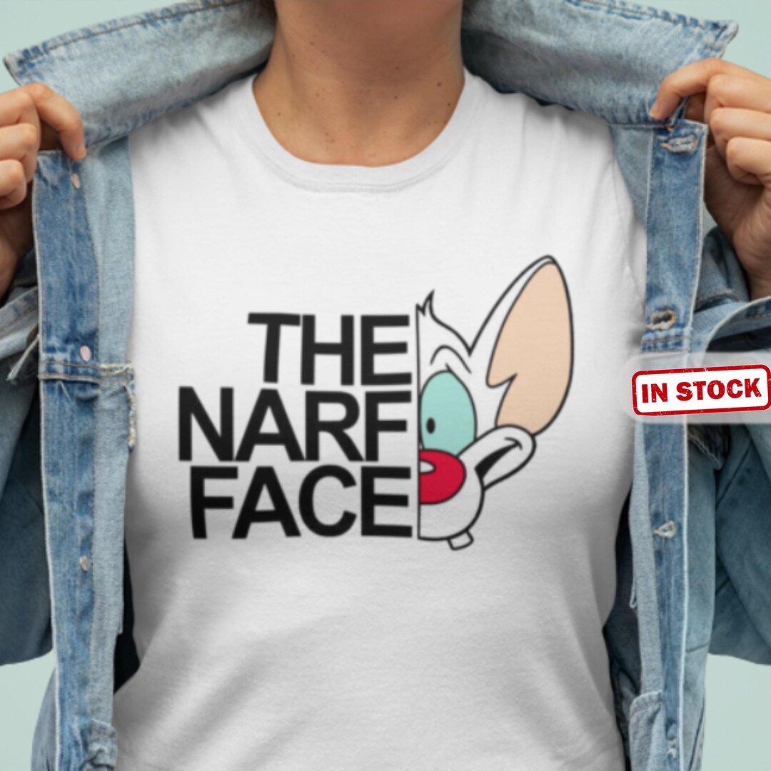 Funny Pinky and the Brain Tshirt Narf Cartoon Tshirt for Retro Lovers ...