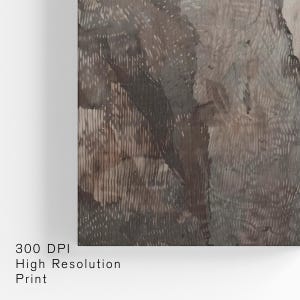 Modern Abstract Painting - Minimal Wall Art | Neutral Tones, Muted ...