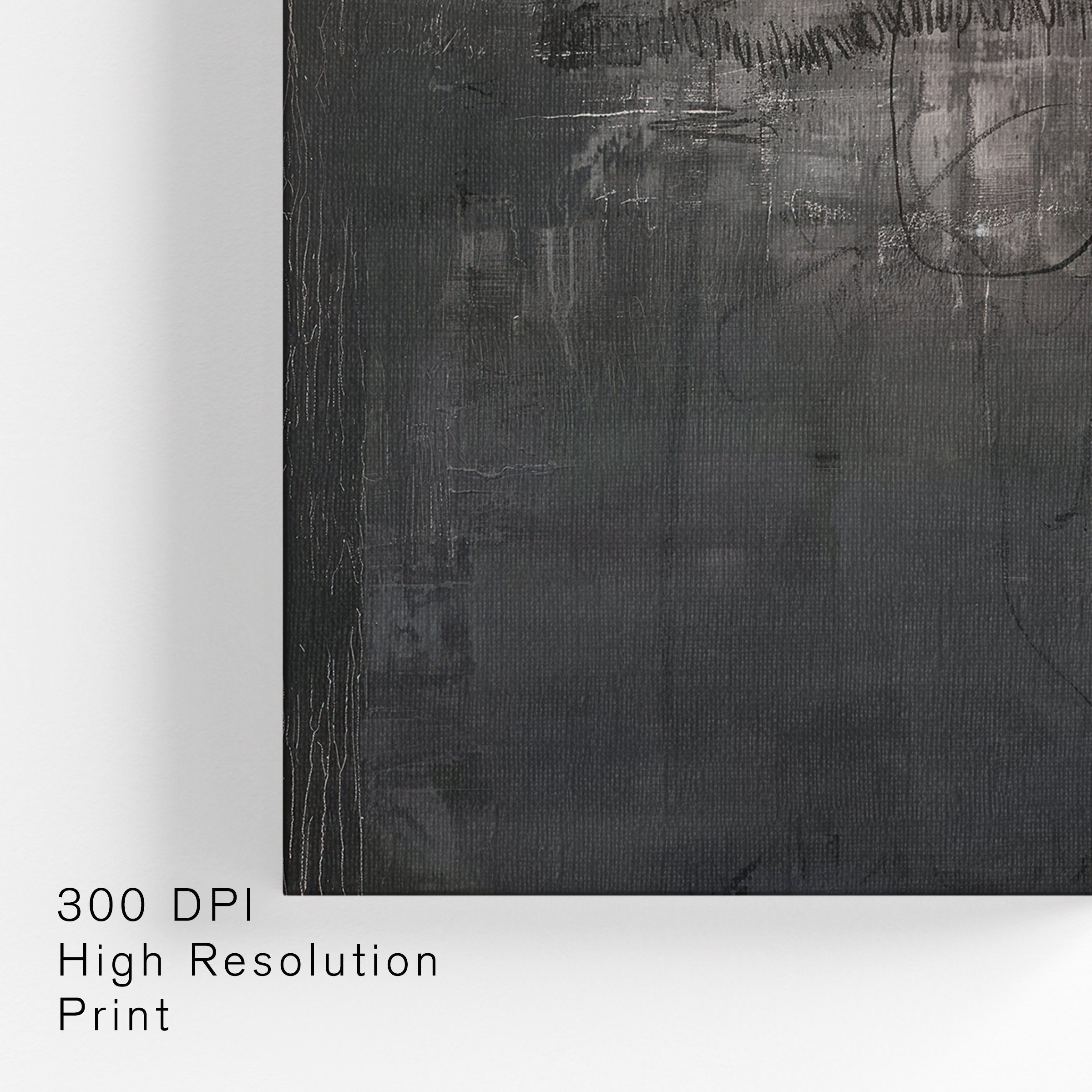 Black Abstract Digital Download | Minimalist Black Industrial Poster ...
