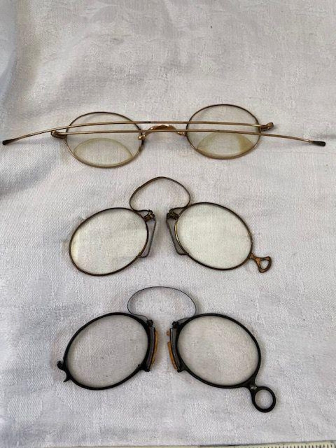Antique Glasses, Magnifiers, Bifocals, 3 Pairs - Etsy