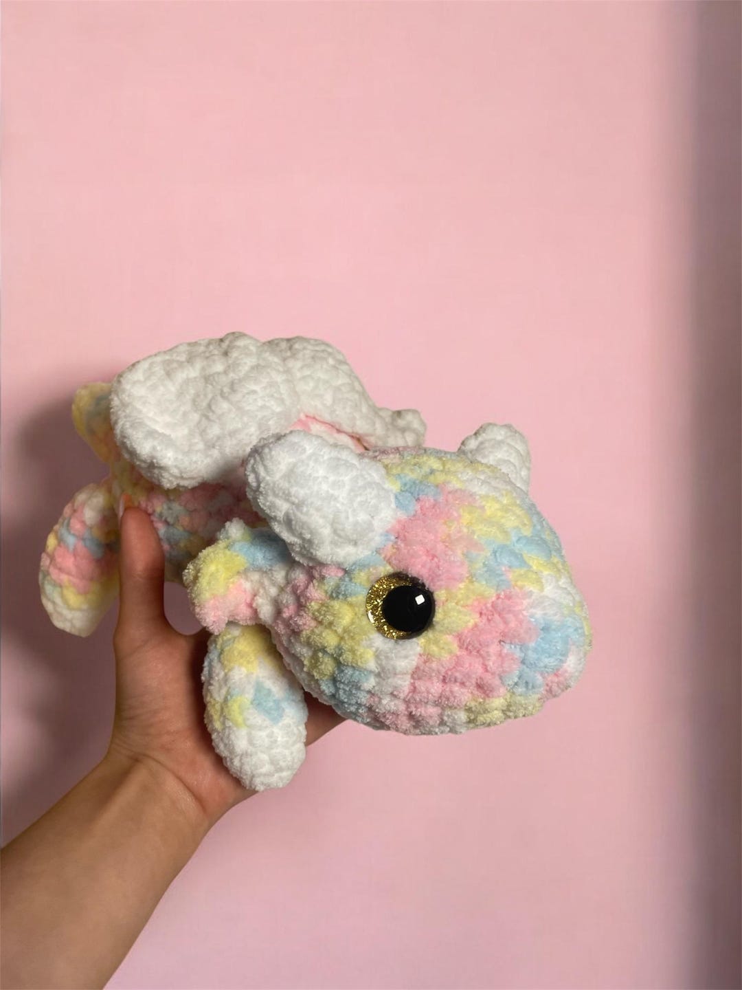 Large Crochet Dragon | Rainbow Dragon | Handmade Amigurumi - Etsy