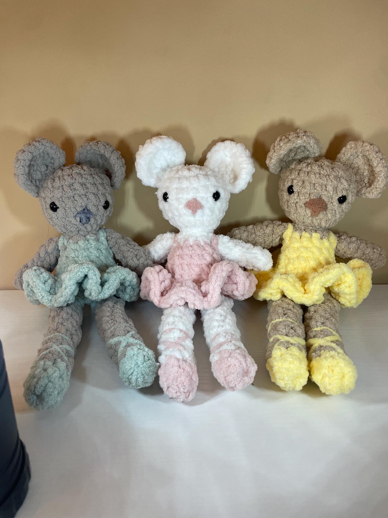 Crochet Ballerina Mouse | Handmade Amigurumi | Ballerinas | - Etsy