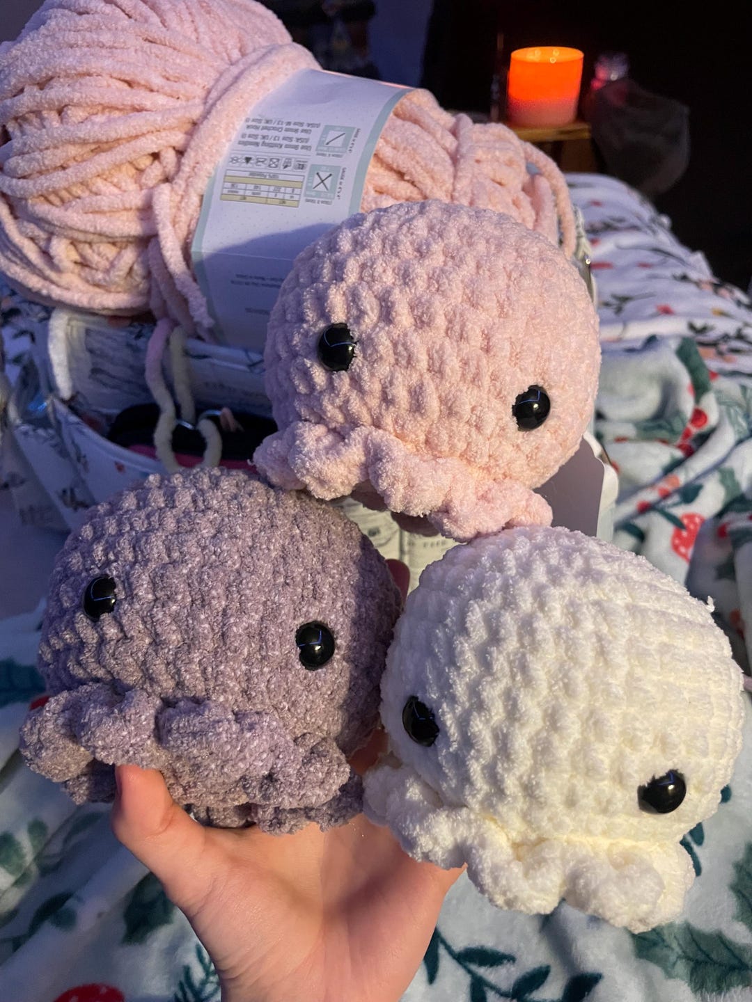 Small Purple Octo Plushie - Etsy