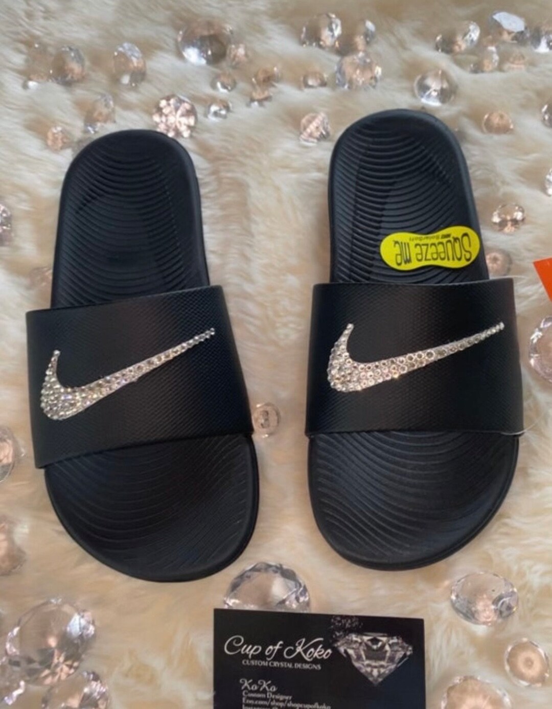 Nike Custom Slides - Etsy