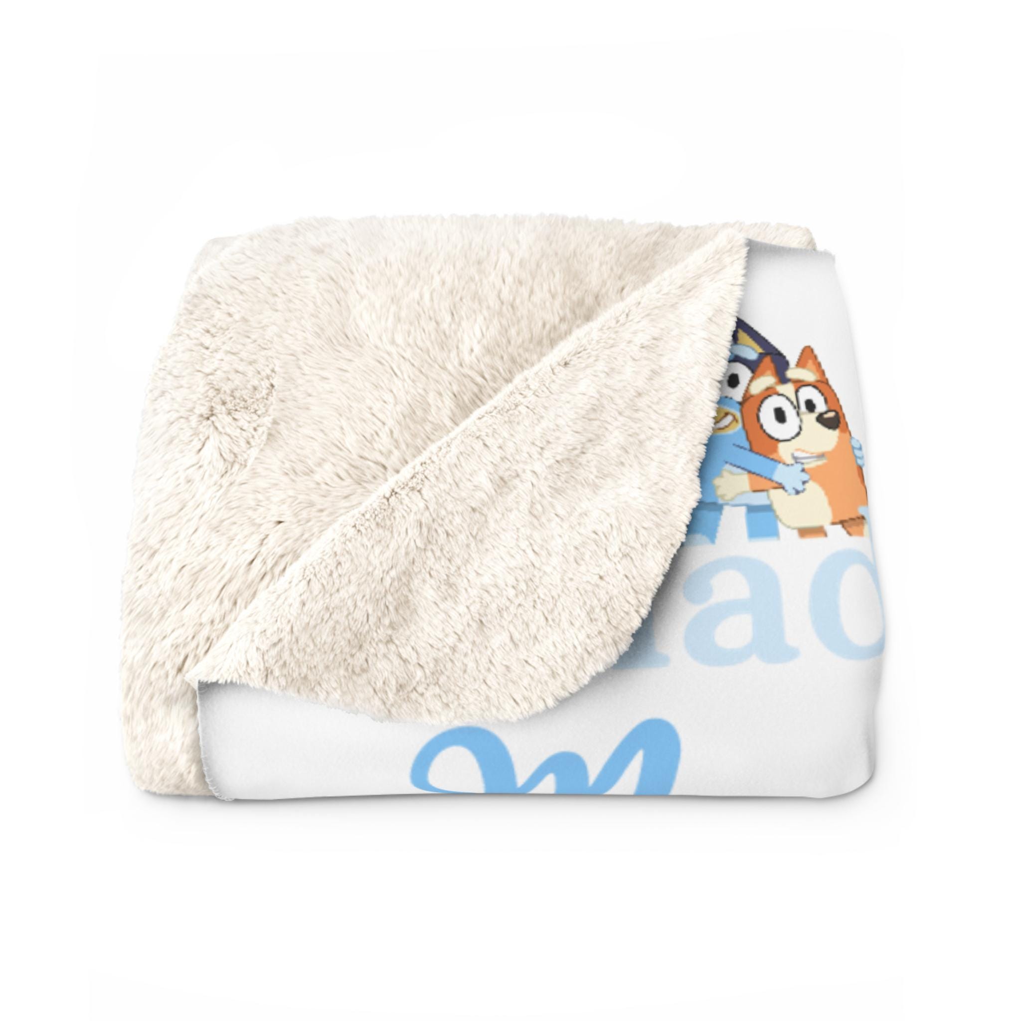 Bluey Blanket for Boys, Bluey Plush Throw Blanket, Bluey Blanket for ...