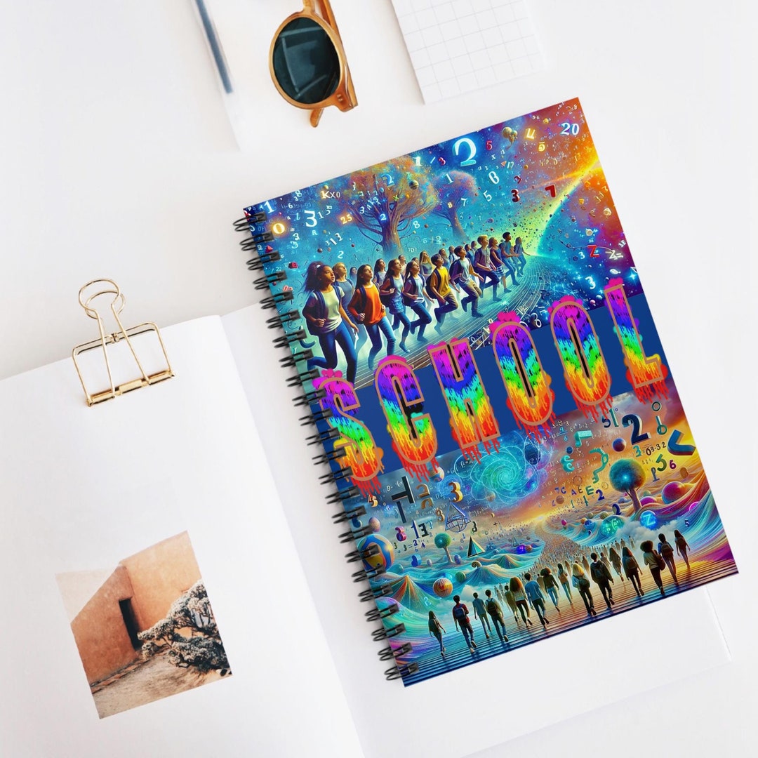 Math Adventure Spiral Notebook, Ruled Line - Etsy