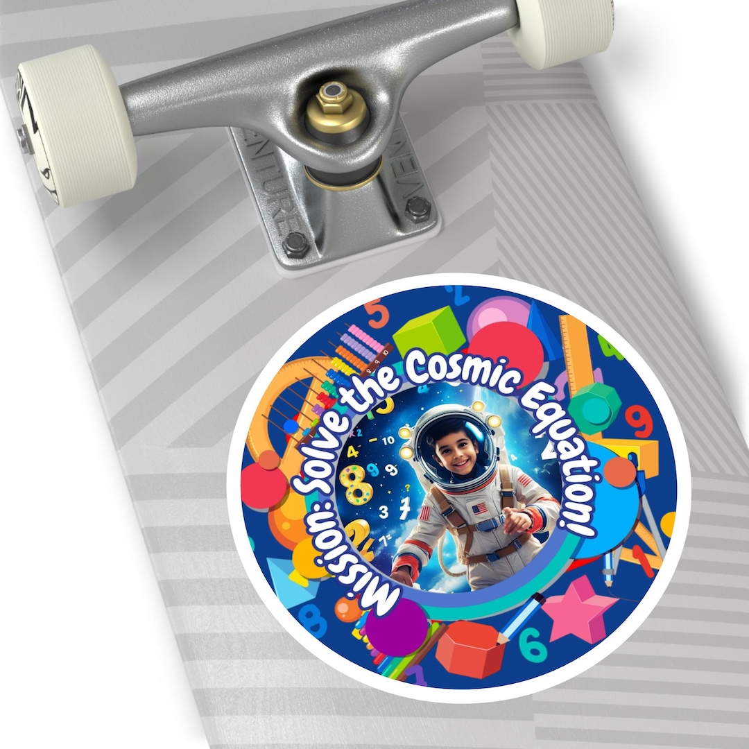 Cosmic Equation Sticker: Math Gift for Students - Etsy