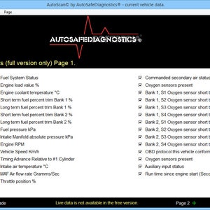 Autoscan Standard OBD2 EOBD Engine Car Diagnostic Software for All ...