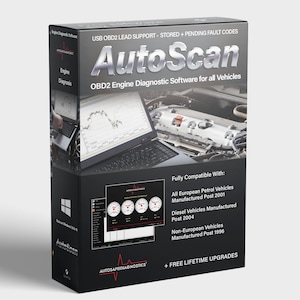 Autoscan Standard OBD2 EOBD Engine Car Diagnostic Software for All ...