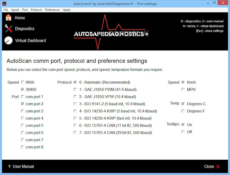 Autoscan Standard OBD2 EOBD Engine Car Diagnostic Software for All Vehicles ELM327 - Etsy