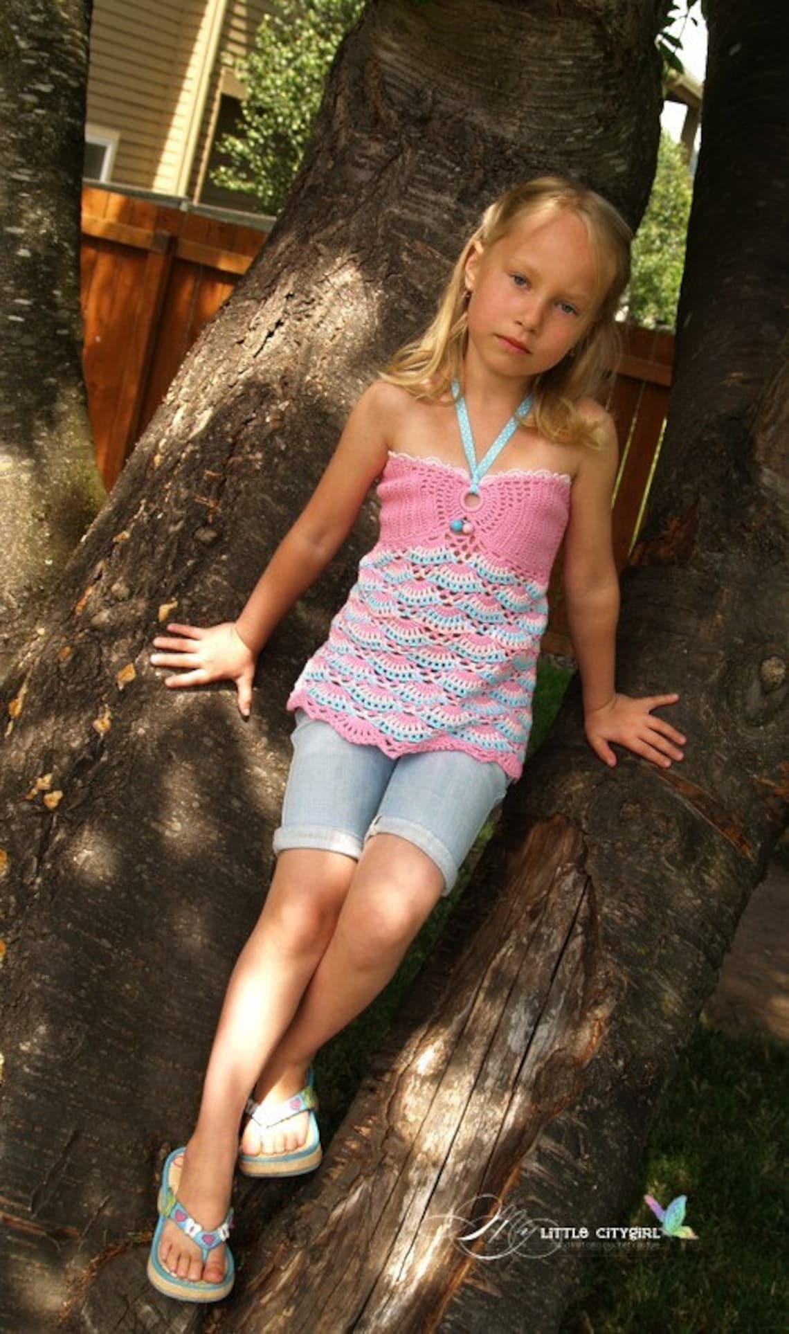 CROCHET PATTERN Butterfly Kisses Top Pattern in PDF for Sizes 2-12 ...