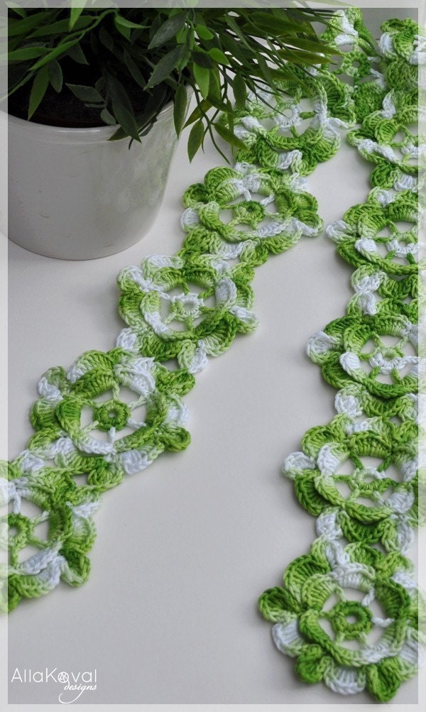 CROCHET PATTERN Spring Fling Scarf Crochet Pattern in PDF Instant ...