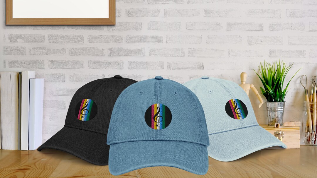 Embroidered Denim Baseball Cap | Disability Awareness Embroidered Patch ...