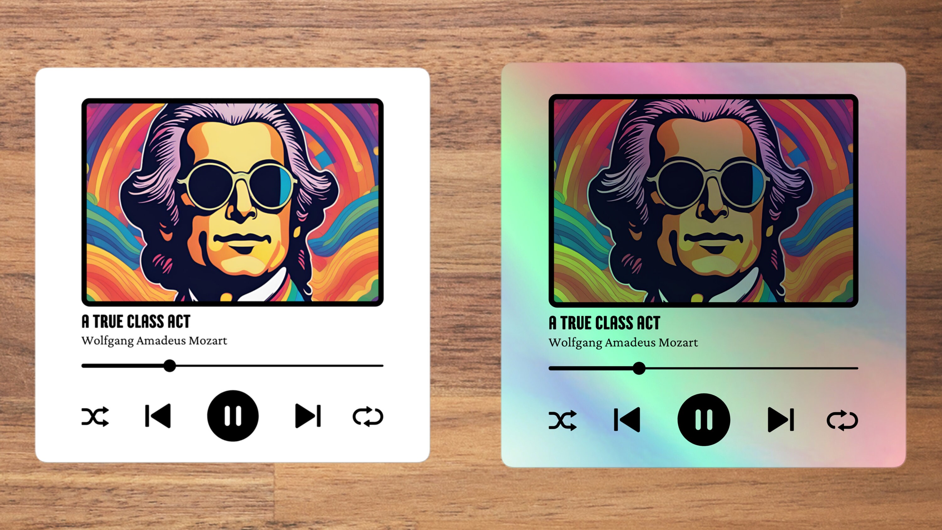 Retro 70s Music Composer Spotify Art Sticker Laptop Decal Water Bottle ...