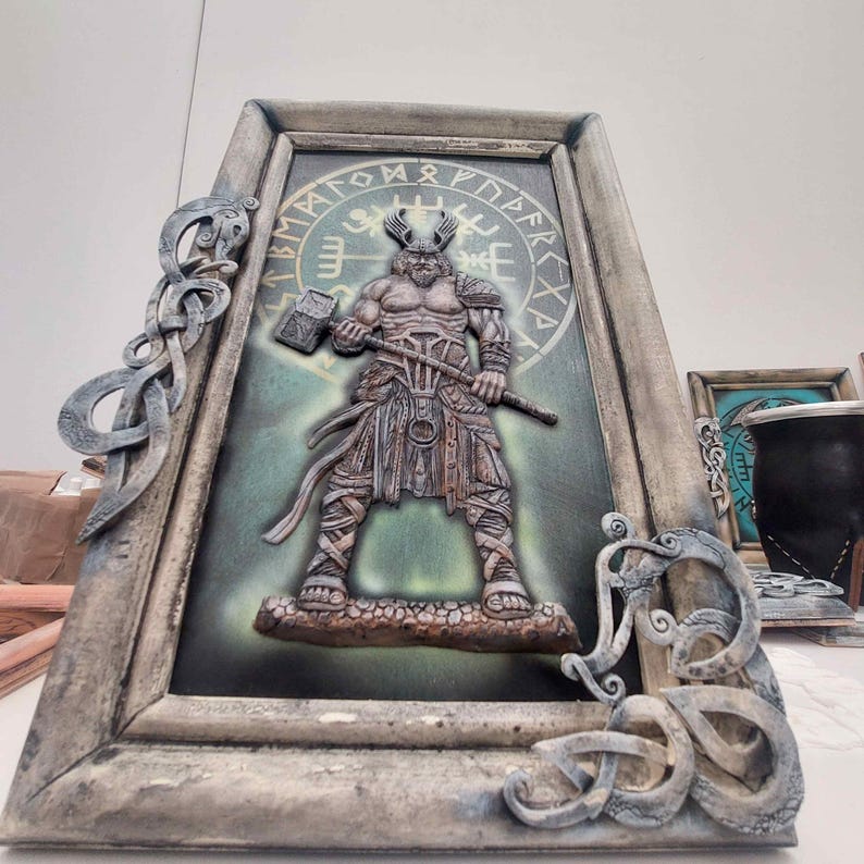 Viking Symbology,viking God,viking Figure,nordic Gift,nordic Art in ...