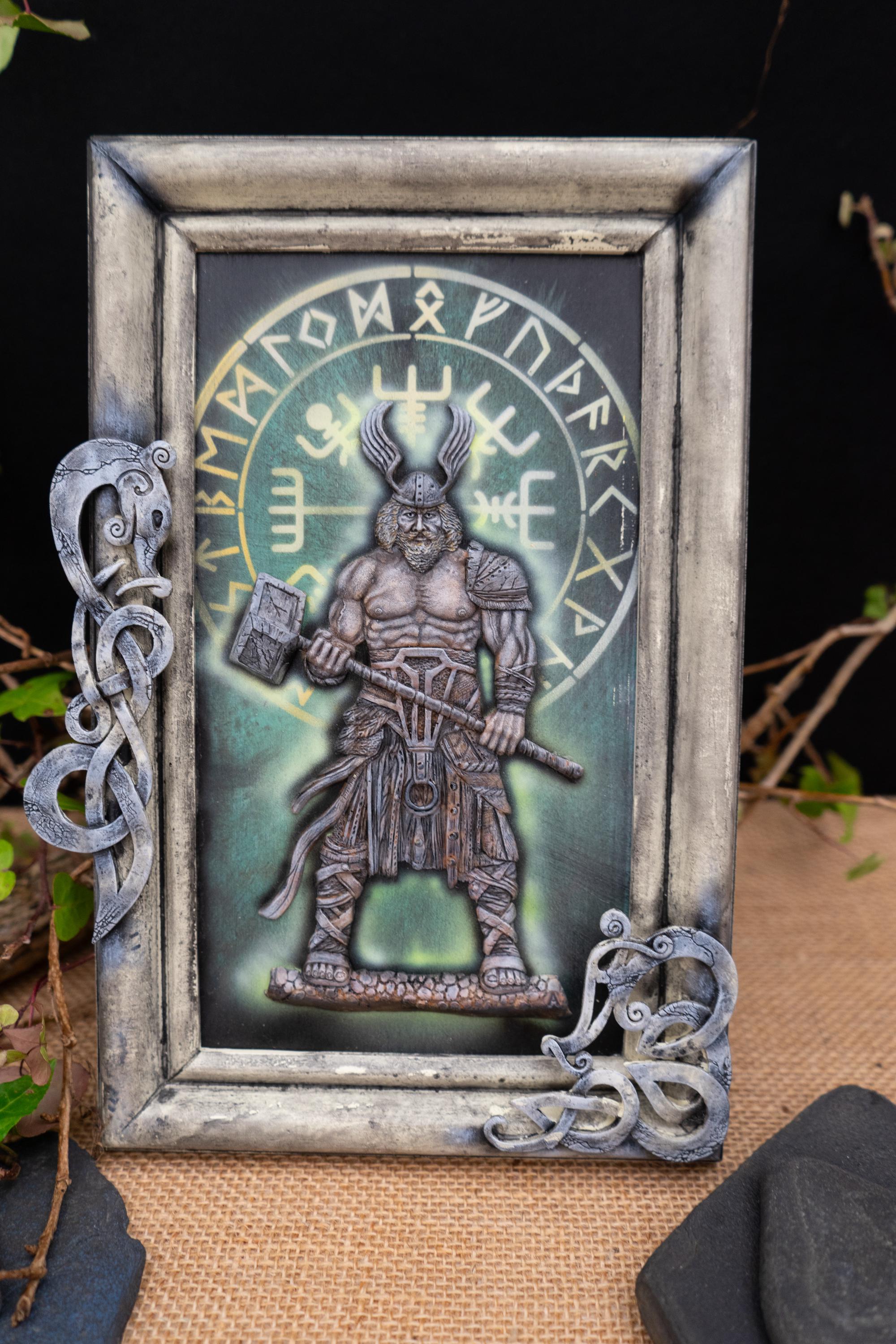 Viking Symbology,viking God,viking Figure,nordic Gift,nordic Art in ...