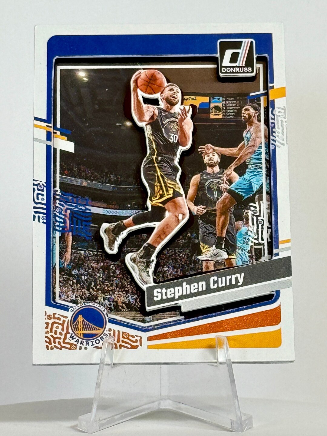 Stephen Curry 3D Custom Sports Card Golden State Warriors Art ...