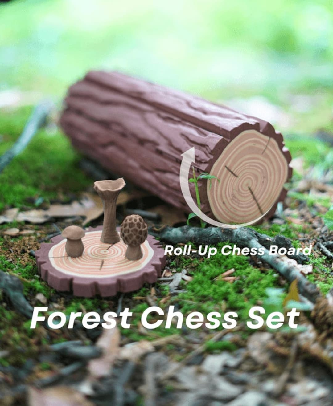 3D Printed Rollable Forest Chess Set - Etsy UK