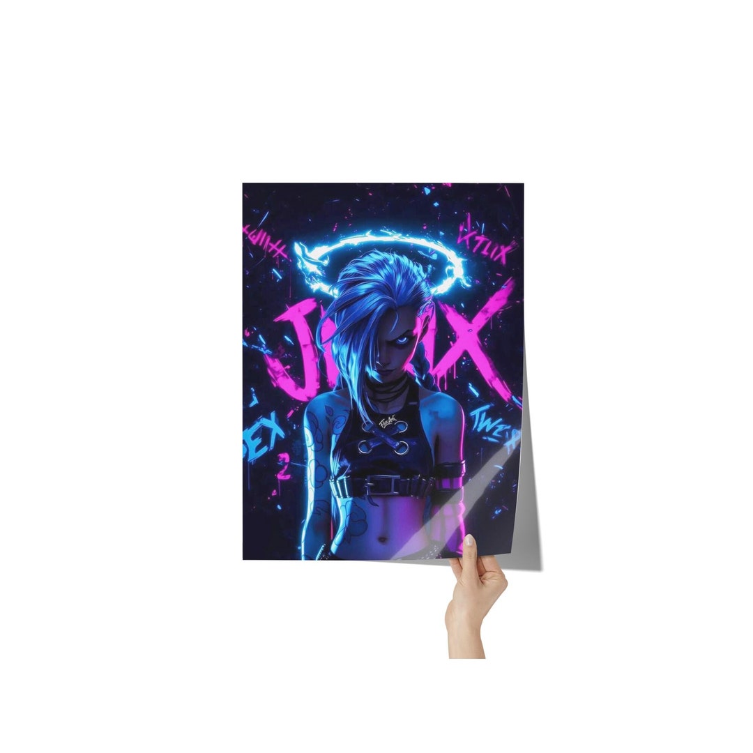 Arcane Poster 18 X 24, Matte or Glossy, Arcane Merch, Arcane Jinx, Jinx ...