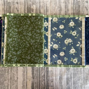 Large Booklet Pouch Transparent Vinyl Pockets, Zipper Pouch, Project ...