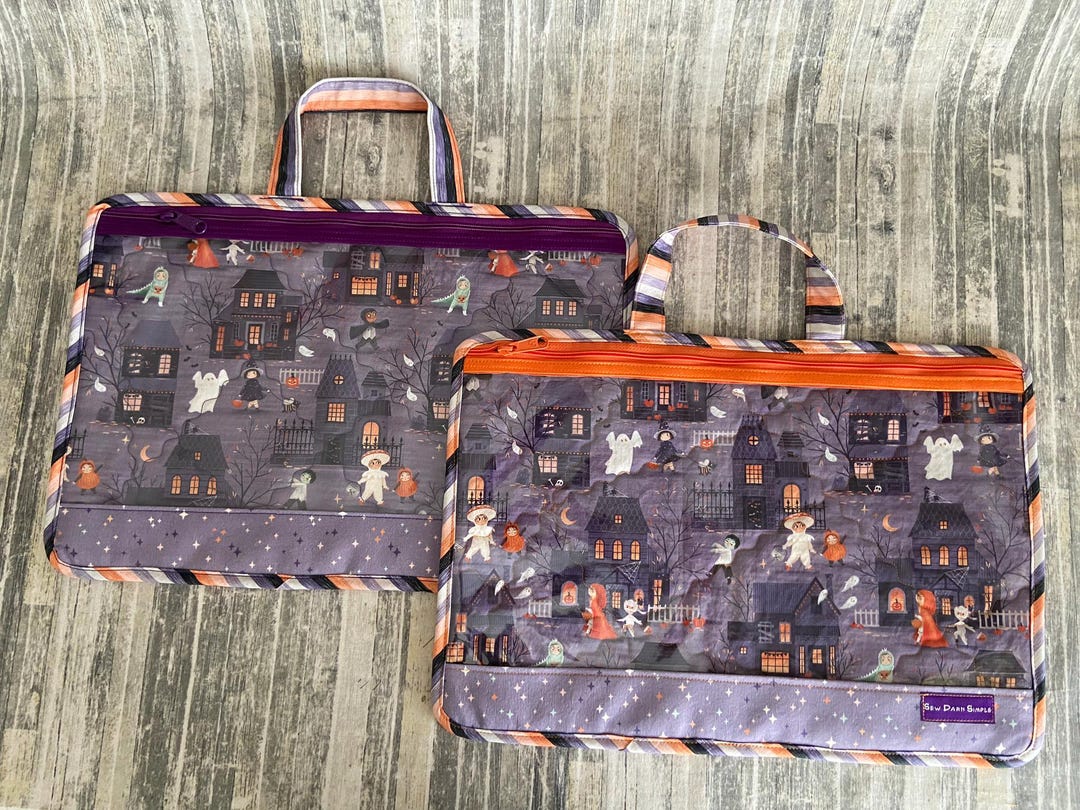 Large Vinyl Window Project Bag With Handle for Your Cross Stitch ...