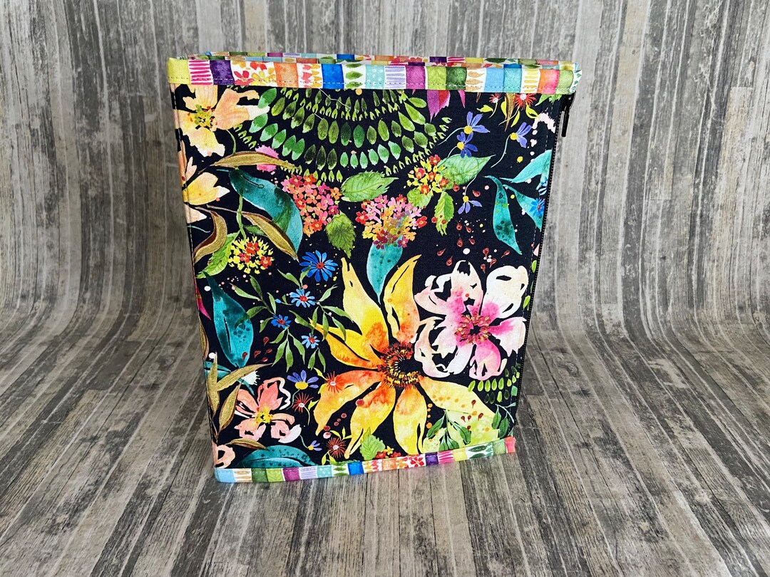 Large Booklet Pouch Transparent Vinyl Pockets, Zipper Pouch, Project ...