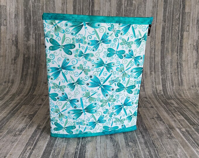 Large Booklet Pouch Transparent Vinyl Pockets, Zipper Pouch, Project ...