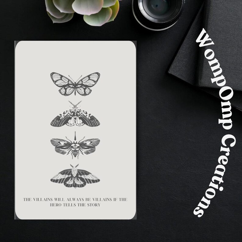 Kindle Insert for Clear Case Digital Print: Dark Romance Kindle Decor ...