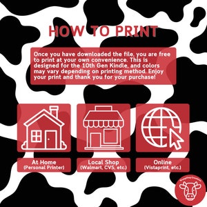 Kindle Insert for Clear Case Digital Print: Dark Romance Kindle Decor ...