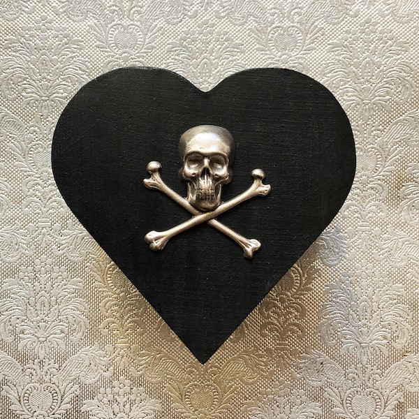 Gothic Black Heart - Etsy