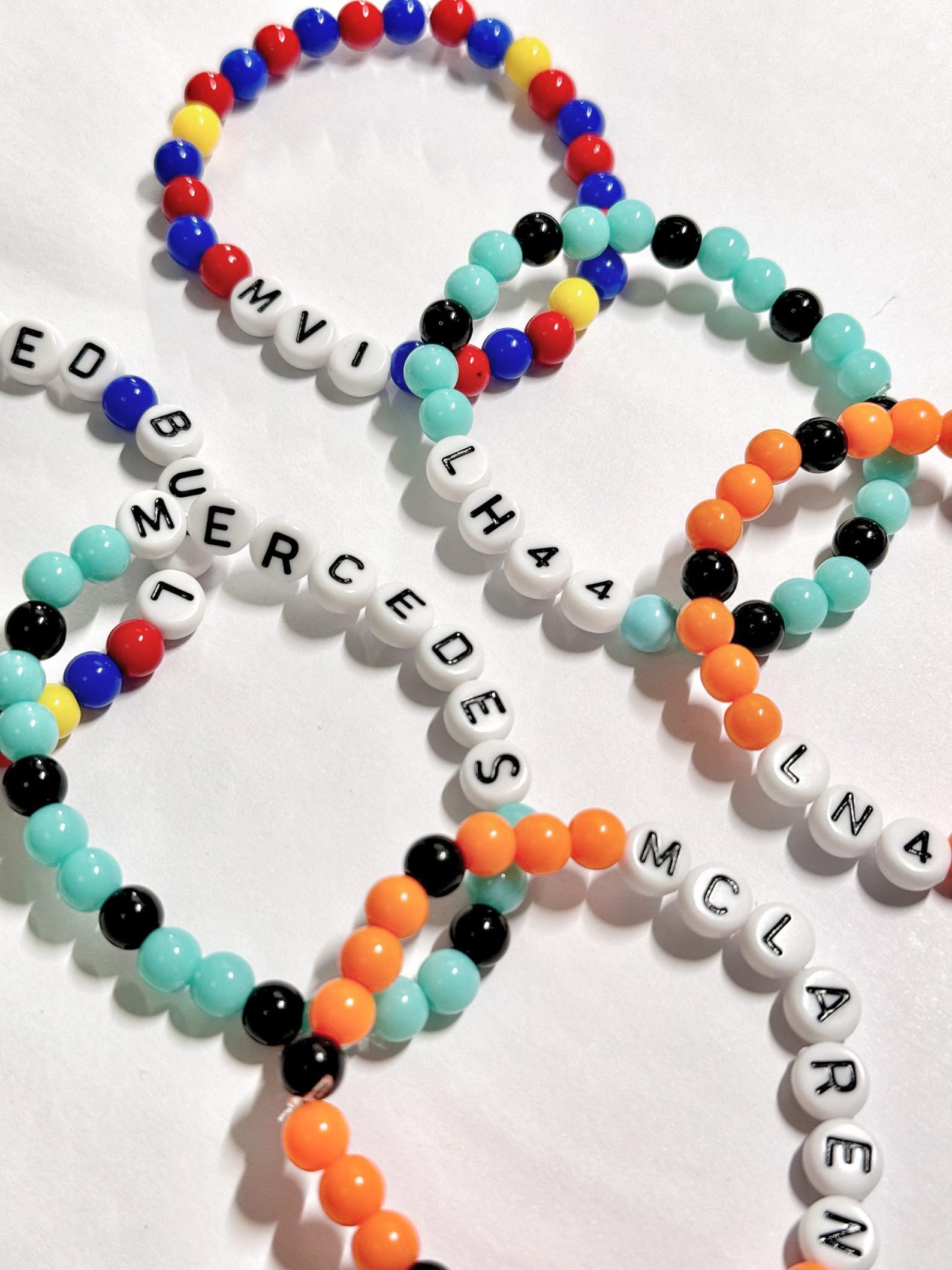 Formula 1 Bracelets F1 Red Bull I Mercedes Mclaren LH44 MX1 LN4 - Etsy