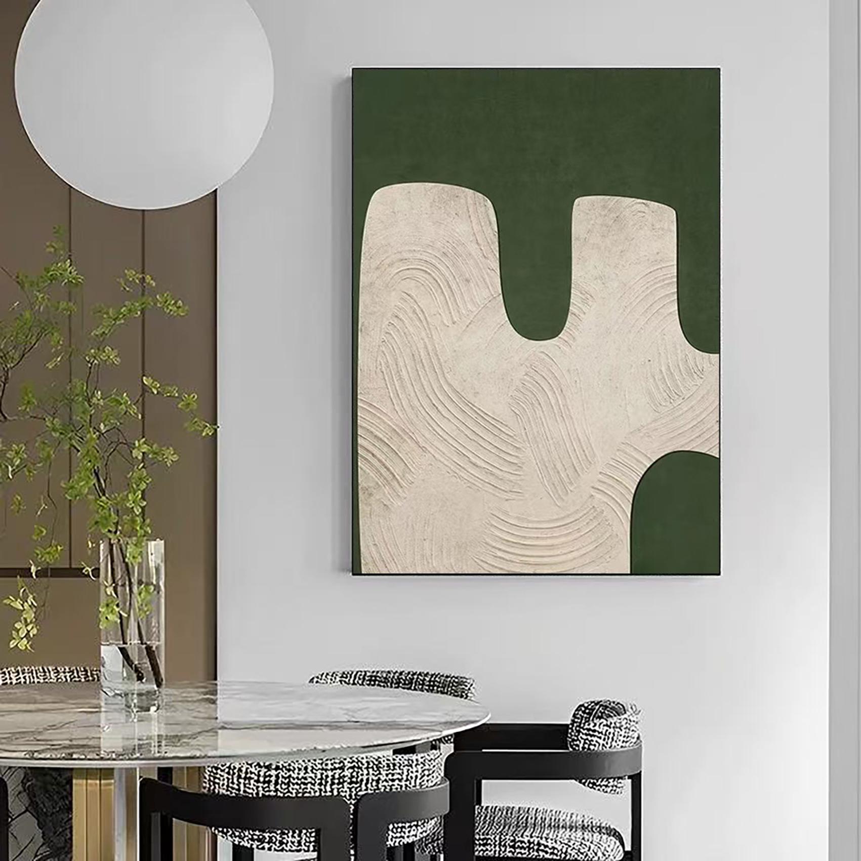 Mid Century Modern Art Texture Painting Minimalist Art Painting on ...