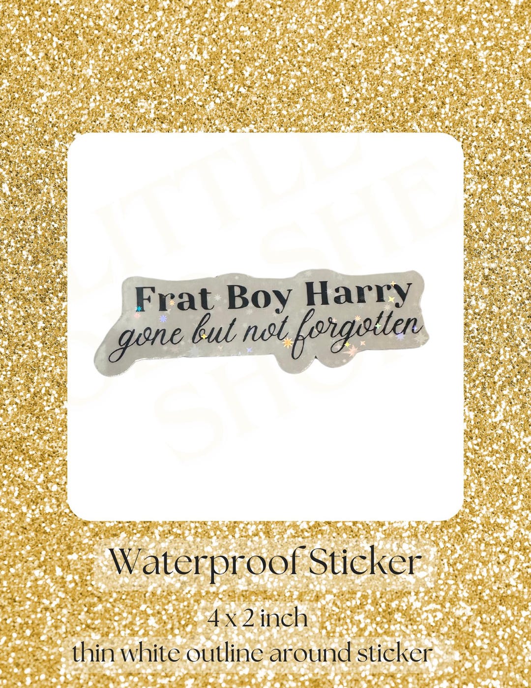 Frat Boy Harry Styles Sticker One Direction Sticker Waterproof Water ...