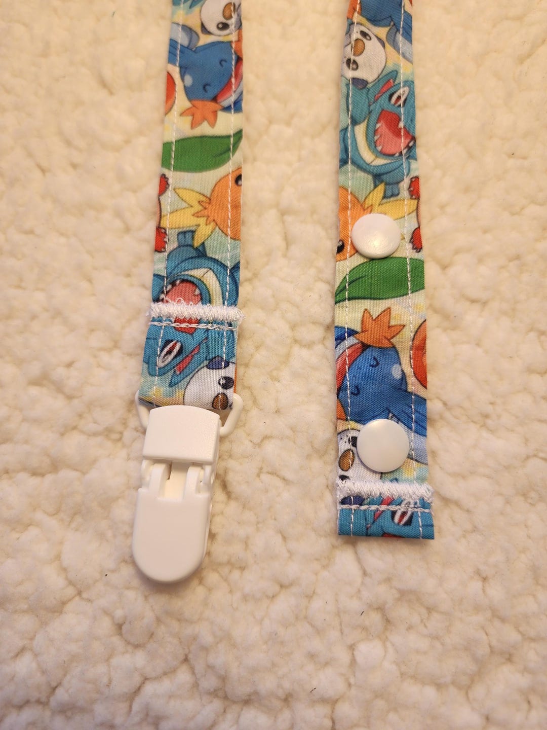 Adult Age Regression Elastic Pacifier Clip - Pokemon - Etsy