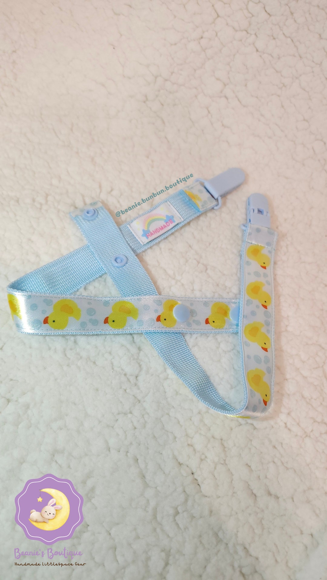 Ducky Pacifier Clip - Adult Age Regression - Etsy
